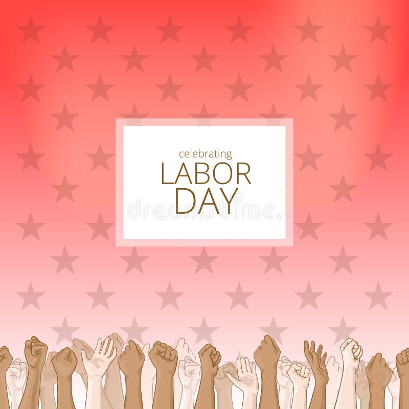 Labor Day Patriotic Border Graphic Stock Illustration - Illustration of ...