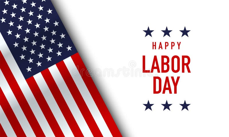Labor Day Background Design Stock Vector - Illustration of states ...