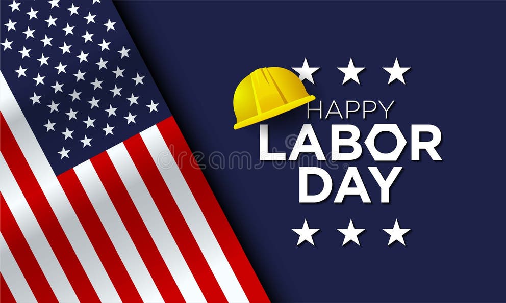 Labor Day Background Design Stock Vector - Illustration of event ...