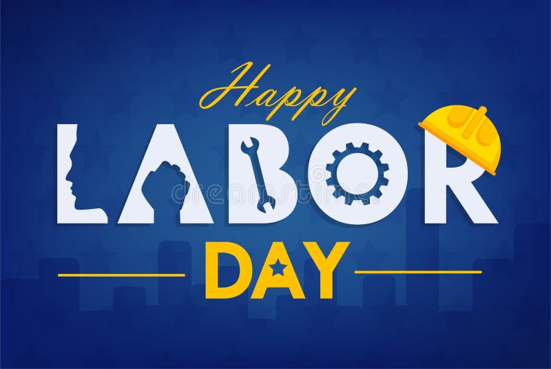 Labor Day Background Design Vector Template Graphic Stock Vector ...