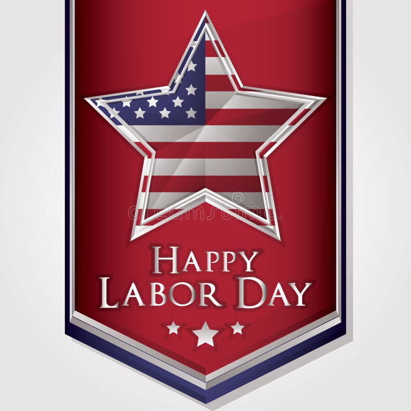 Labor Day Banner. Vector Illustration Decorative Design Stock Vector ...