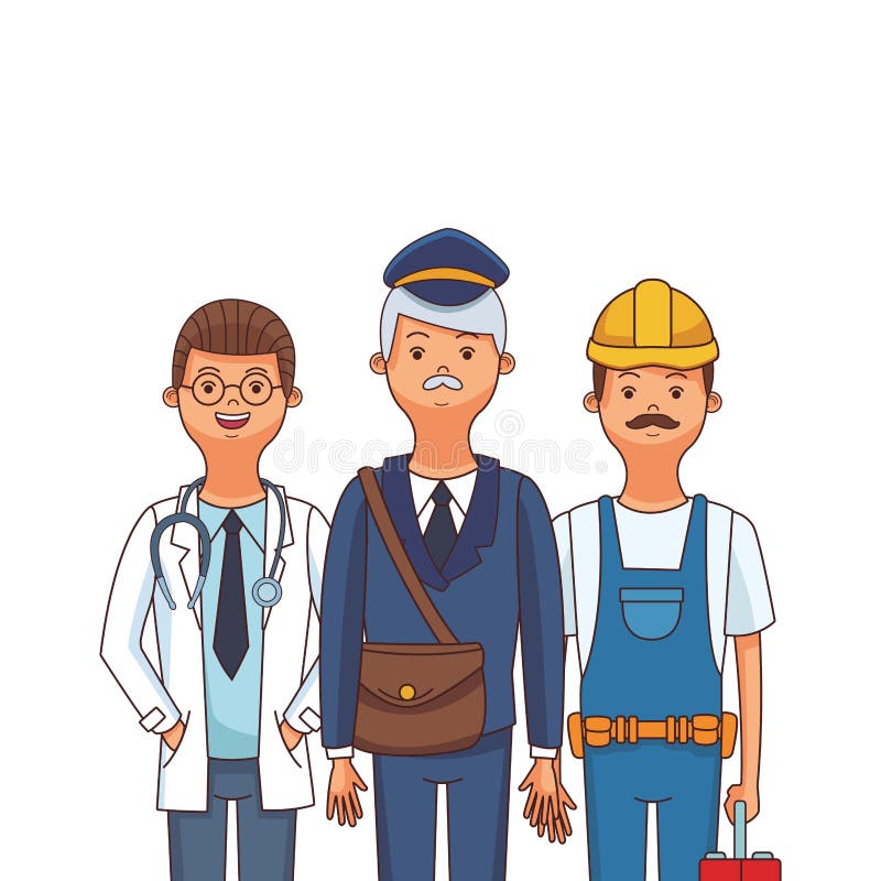 Labor day cartoon stock vector. Illustration of design - 138652362