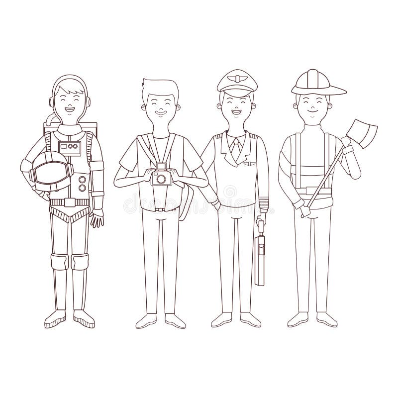 Labor day cartoon stock vector. Illustration of black - 138652830