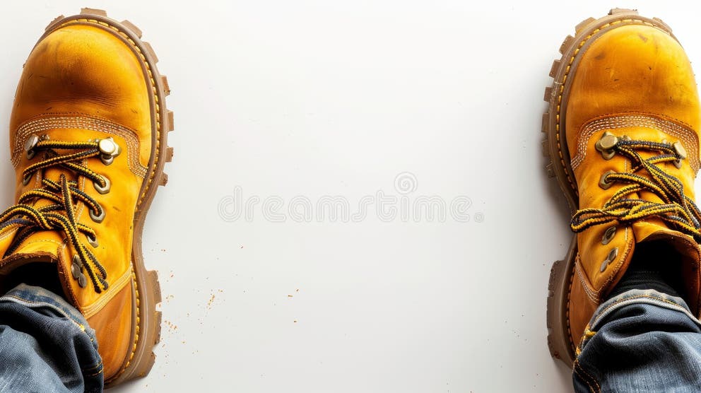 Labor Day Celebration Frame Border Background with Work Boots and Tools ...