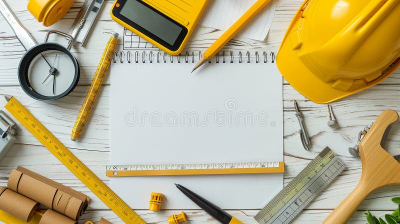 Labor Day Frame Border Background with Construction Tools and Equipment ...