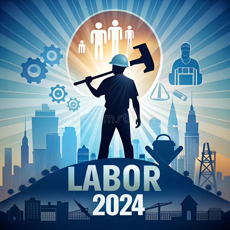 Labor Day Graphics Illustration Vector Design Labor Day Graphics Stock ...
