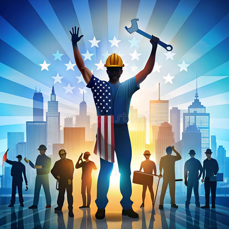 Labor Day Graphics Illustration Vector Design Labor Day Graphics Stock ...