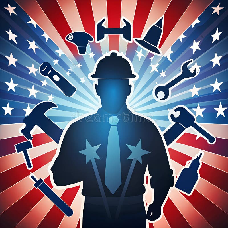 Labor Day Graphics Illustration Vector Design Labor Day Graphics Stock ...