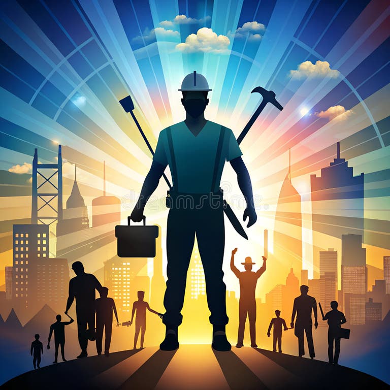 Labor Day Graphics Illustration Vector Design Labor Day Graphics Stock ...