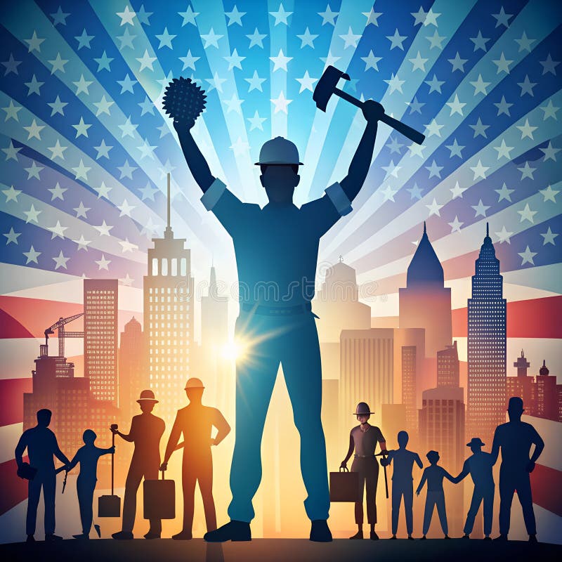 Labor Day Graphics Illustration Vector Design Labor Day Graphics Stock ...