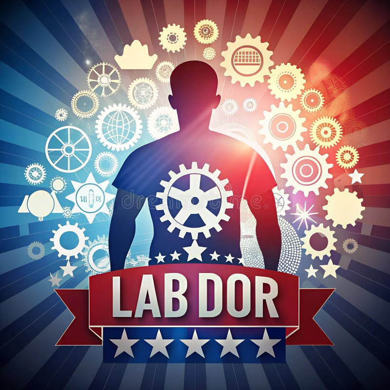 Labor Day Graphics Illustration Vector Design Labor Day Graphics Stock ...