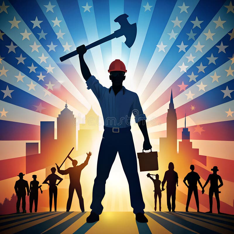 Labor Day Graphics Illustration Vector Design Labor Day Graphics Stock ...