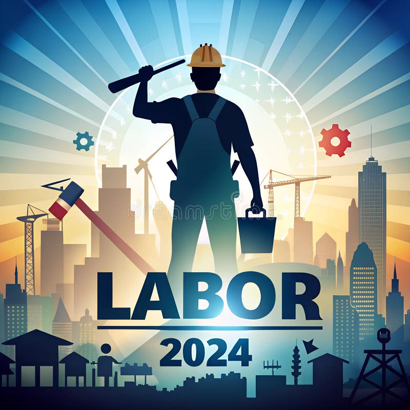 Labor Day Graphics Illustration Vector Design Labor Day Graphics Stock ...