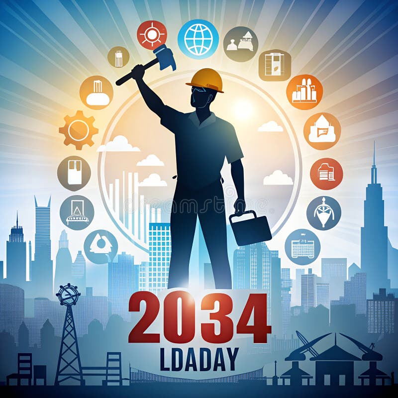 Labor Day Graphics Illustration Vector Design Labor Day Graphics Stock ...