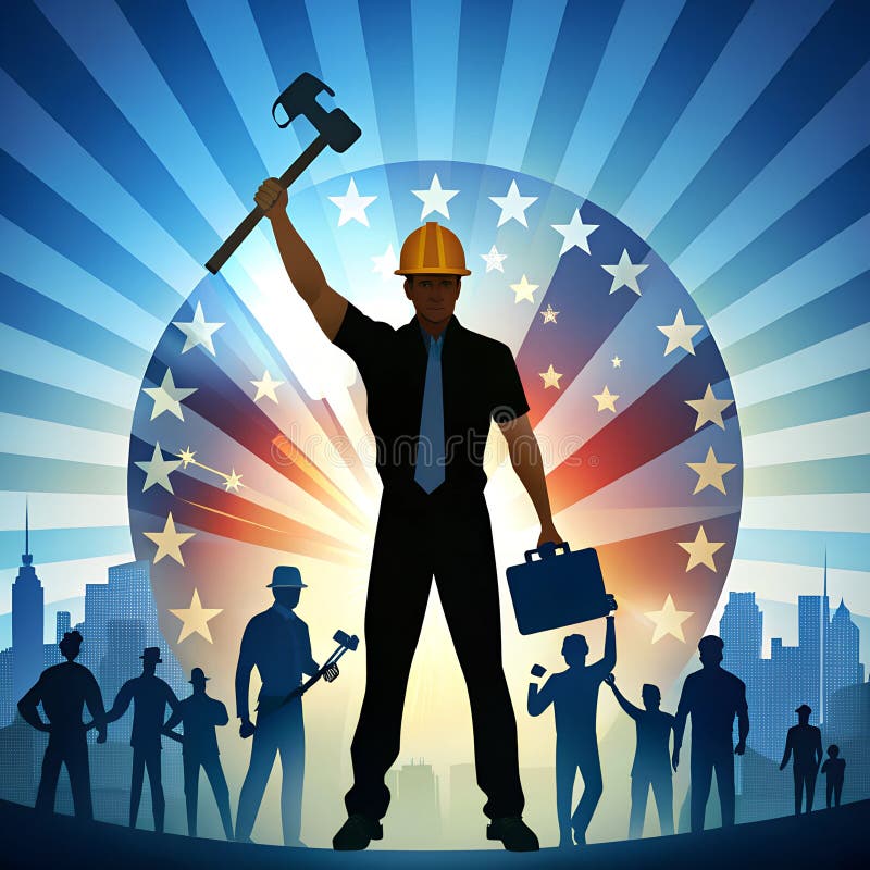 Labor Day Graphics Illustration Vector Design Labor Day Graphics Stock ...