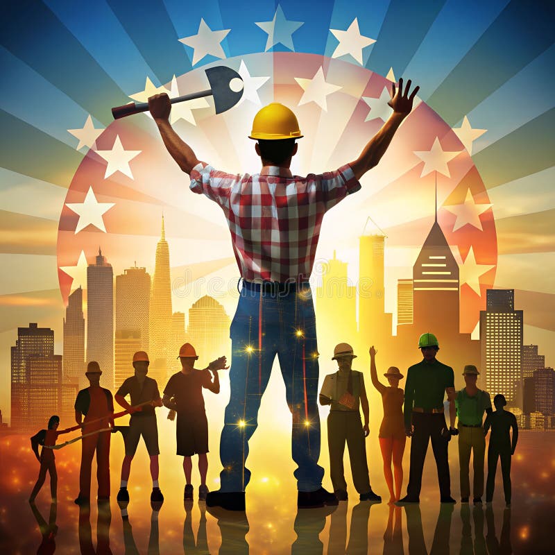 Labor Day Graphics Illustration Vector Design Labor Day Graphics Stock ...