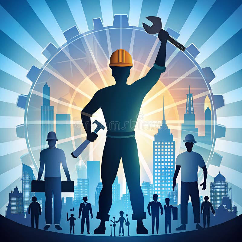 Labor Day Graphics Illustration Vector Design Labor Day Graphics Stock ...