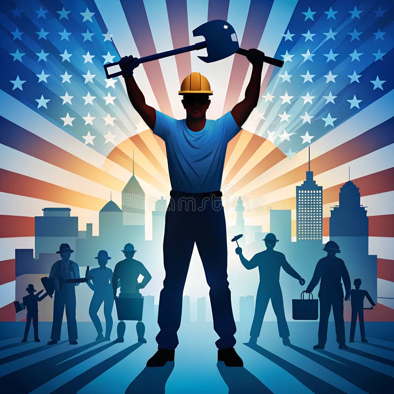 Labor Day Graphics Illustration Vector Design Labor Day Graphics Stock ...