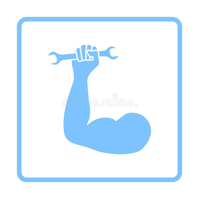 Labor Day Icon stock vector. Illustration of muscle - 242867100