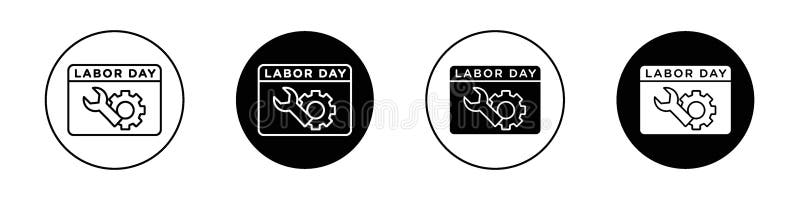 Labor day icon stock vector. Illustration of icon, isolated - 307757856