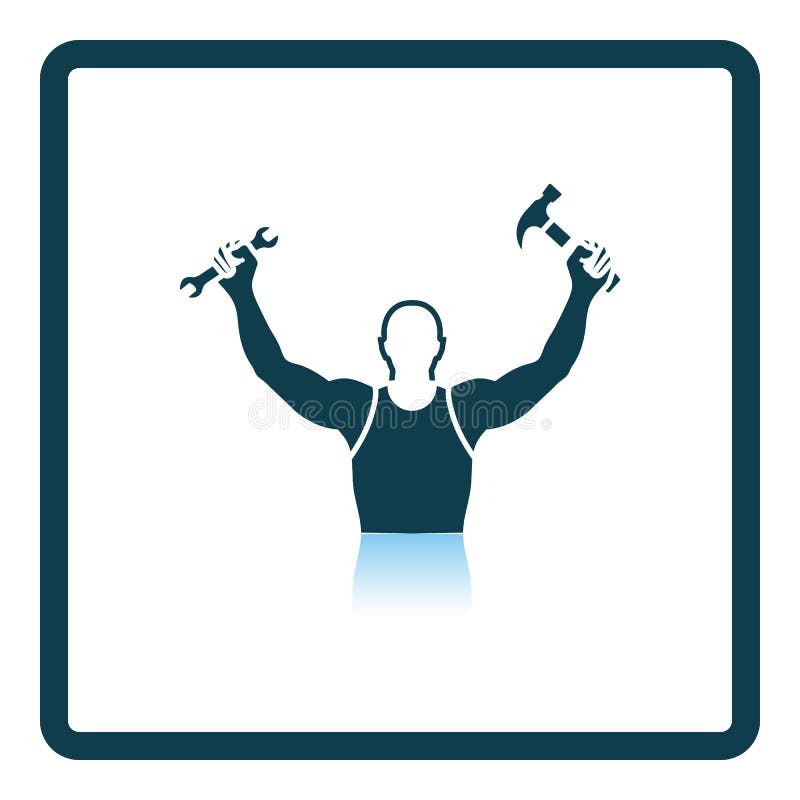 Labor Day Icon stock vector. Illustration of industrial - 244226662