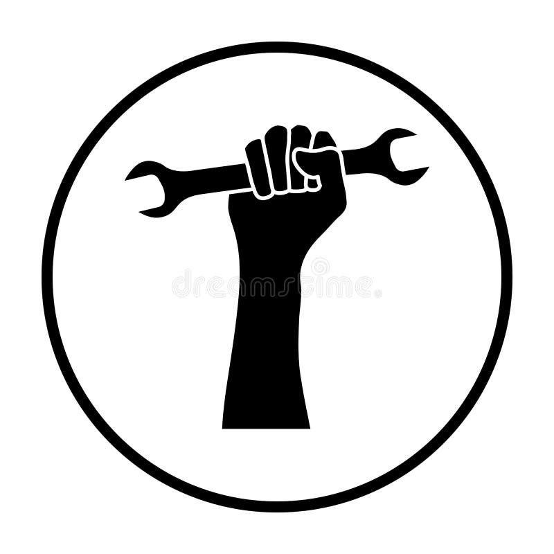 Labor Day Icon stock vector. Illustration of card, circle - 242084452