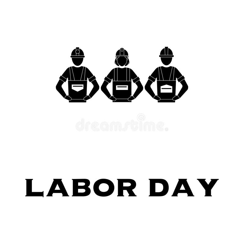 Labor Day Isolated Vector Icon Which Can Easily Modify or Edit Stock ...