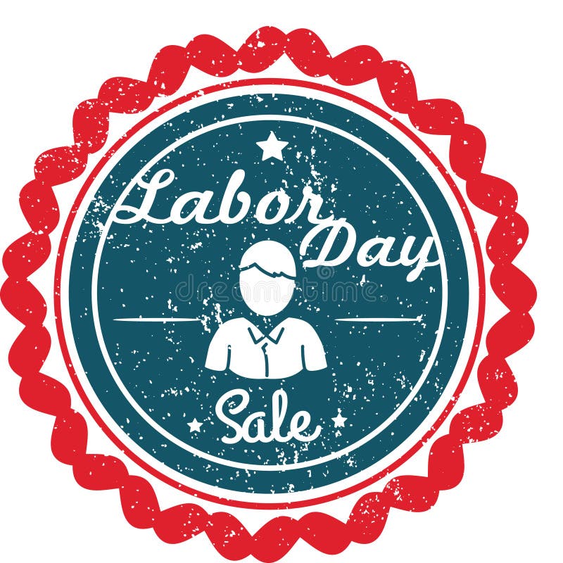 Labor Day Label. Vector Illustration Decorative Design Stock Vector ...