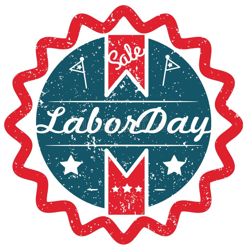 Labor Day Label. Vector Illustration Decorative Design Stock Vector ...
