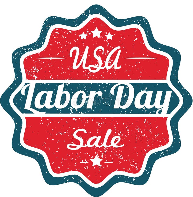 Labor Day Label. Vector Illustration Decorative Design Stock Vector ...