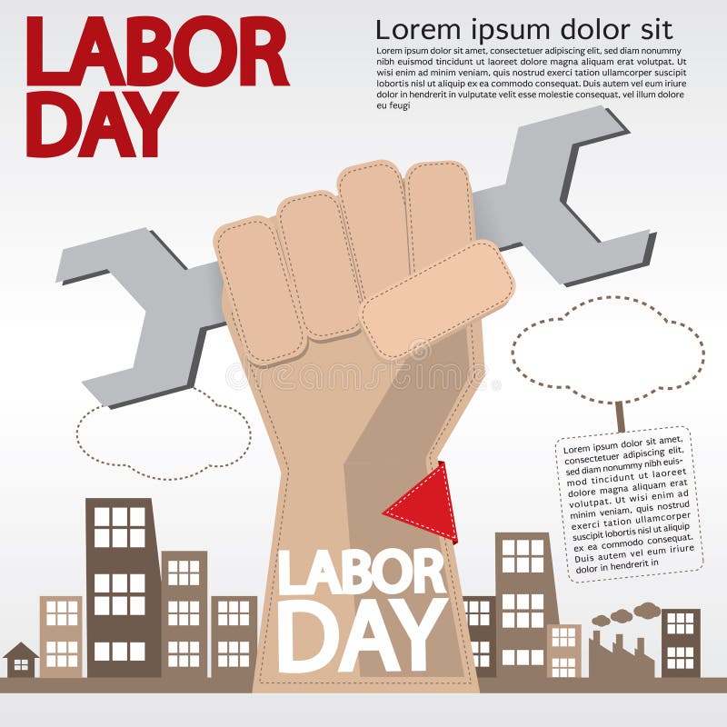 Symbols of labor stock vector. Illustration of industry - 13151691