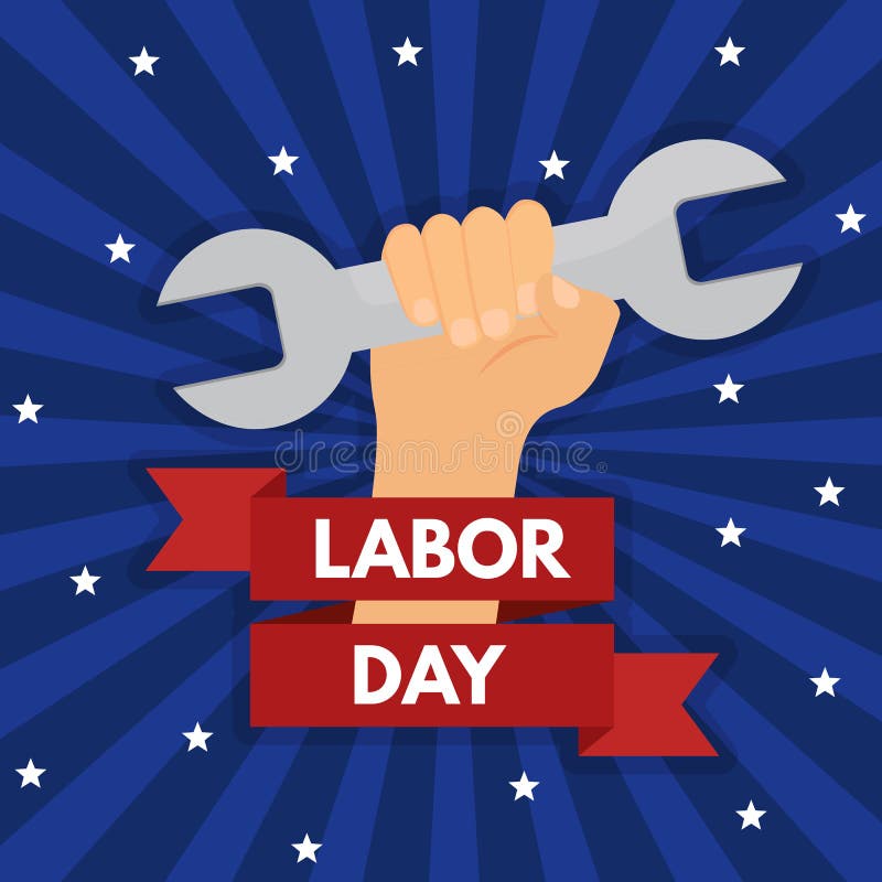 Labor Day Poster Background. Vector Illustration. EPS10 Stock Vector ...