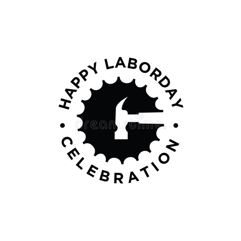 Labor Day Vector Logo Icon Design Banner Stock Vector - Illustration of ...