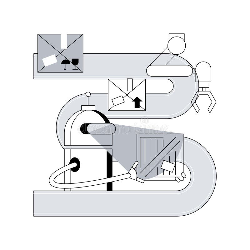 Labor Substitution Abstract Concept Vector Illustration. Stock Vector ...