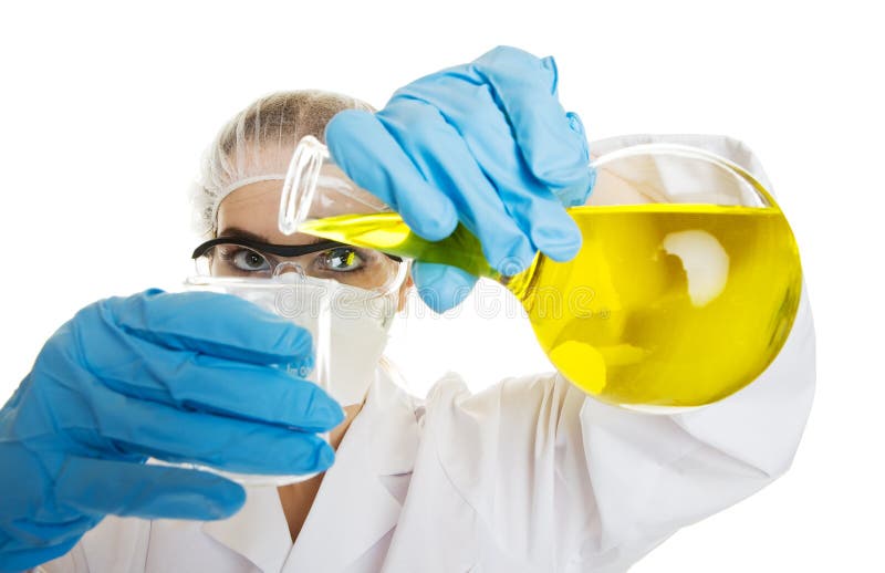Laborant stockbild. Bild von frau, fachmann, chemiker - 17402775