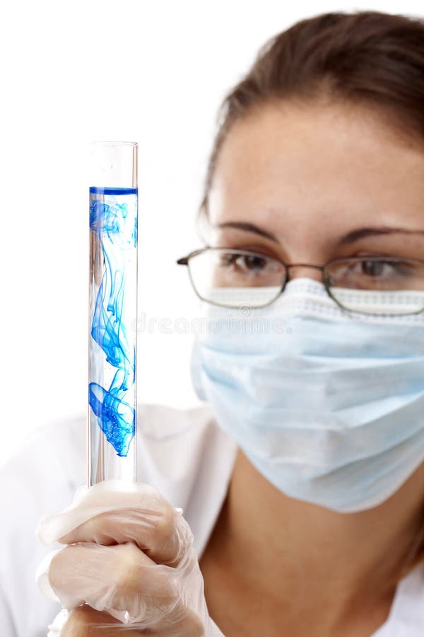 Laborant stockbild. Bild von frau, fachmann, chemiker - 17402775