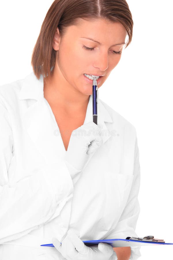 Laborant stockfoto. Bild von nett, medizin, labor, attraktiv - 26063460