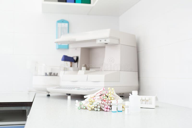 Laboratories with Automatic Biochemical Analyzer. Medical Laboratory ...