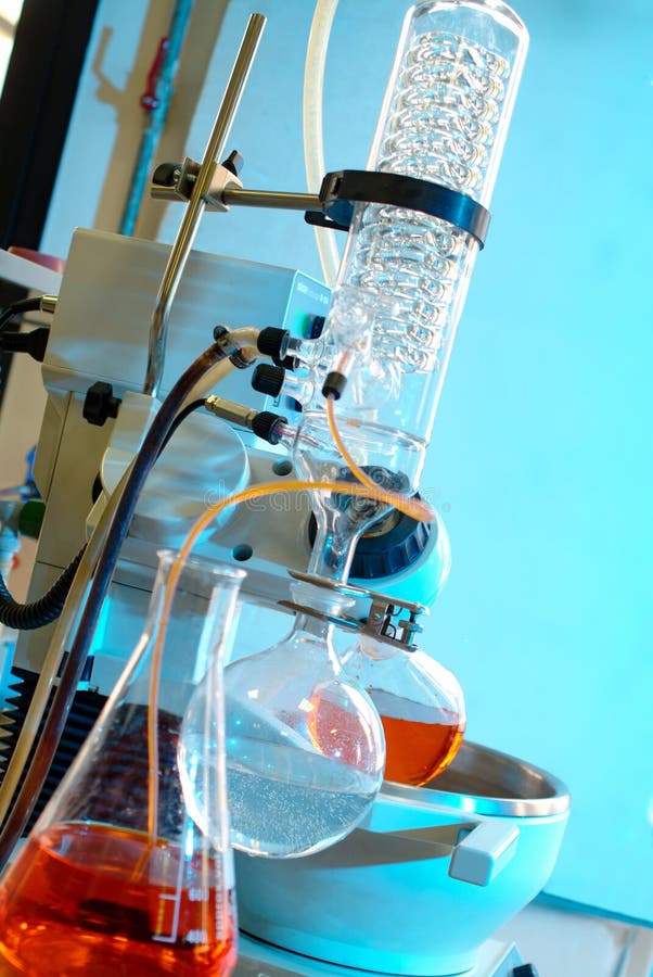 Laboratorio chimico immagine stock. Immagine di inquinamento - 12446521