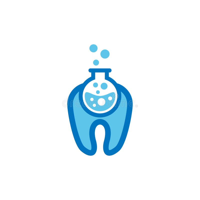Laboratorio Dental Logo Icon Design Ilustración del Vector ...