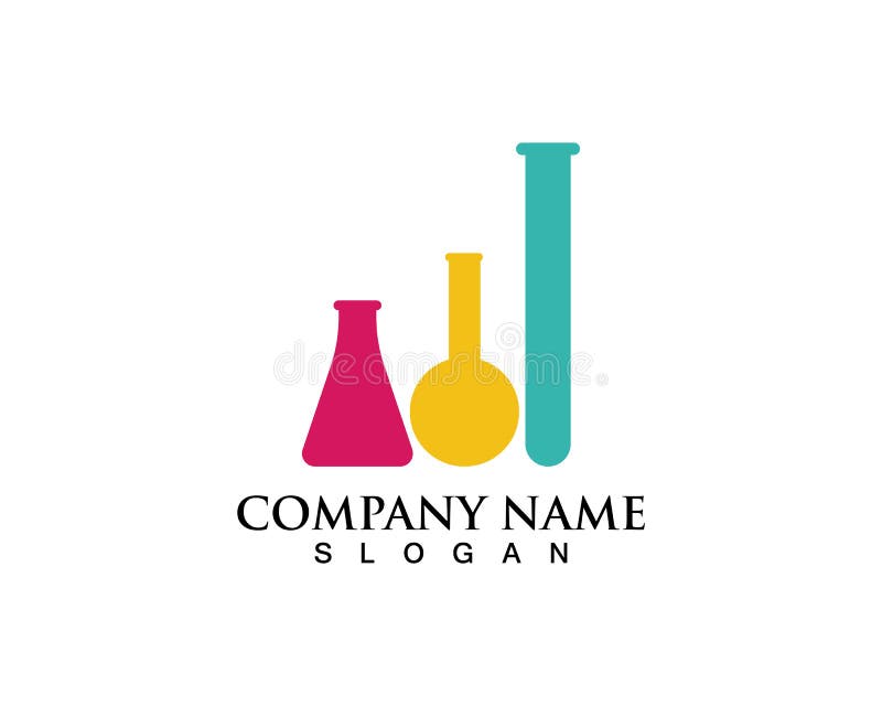 Laboratorium Logo and Symbols Vector Lab Stock Illustration ...