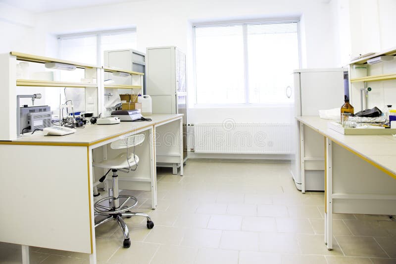 Laboratory interior stock image. Image of hospital, cupboard - 16787819