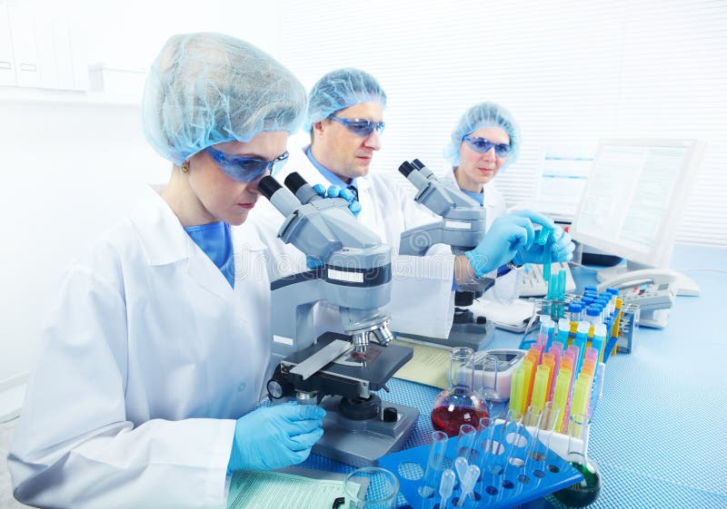 Scientists Experimentation in Research Laboratory Stock Image - Image ... Scientists Experimentation in Research Laboratory Stock Image - Image ...