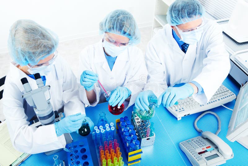Laboratory stock image. Image of observation, human, biochemistry ...