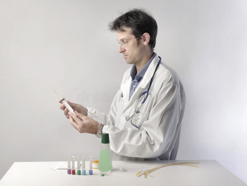 Laboratory stock image. Image of needle, medicine, adult - 21587295