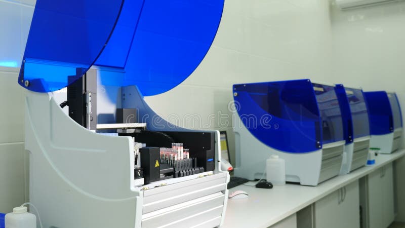 Laboratory Analysis and Diagnostic Machine. Robotic Device for ...