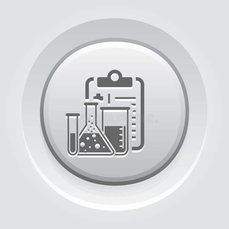 Laboratory Analysis Icon. Flat Design Stock Illustration - Illustration ...