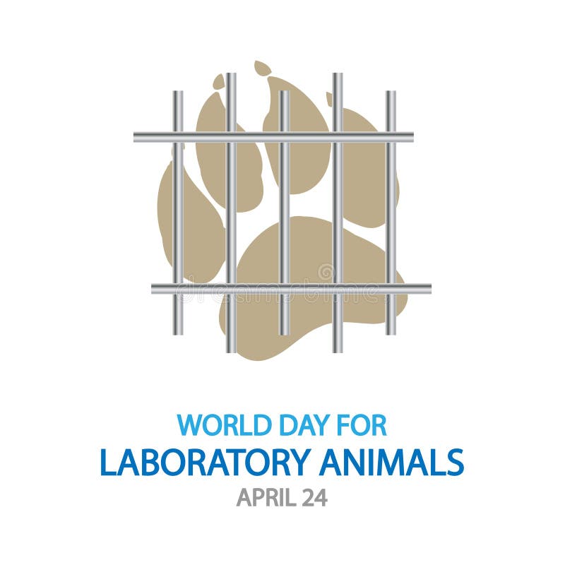 Laboratory Animals Footprints in a Cage Stock Vector - Illustration of ...