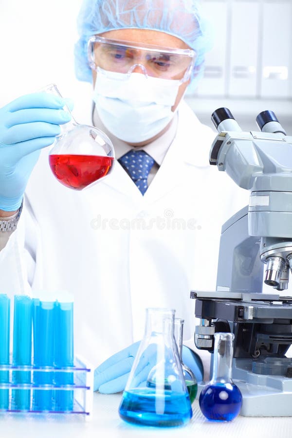 Laboratory assistant stock image. Image of observation - 31274145