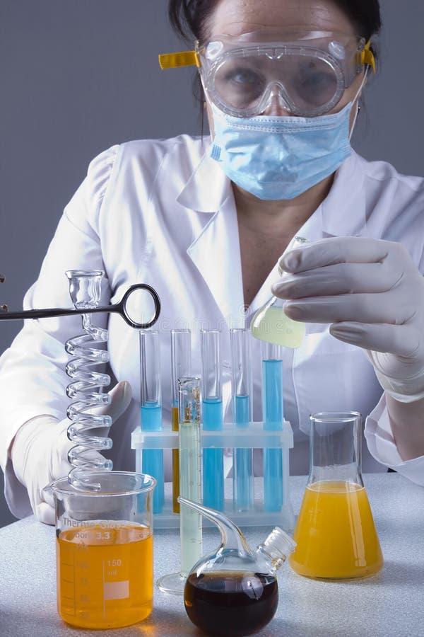 Laboratory Assistant at Work Stock Photo - Image of biotechnology ...
